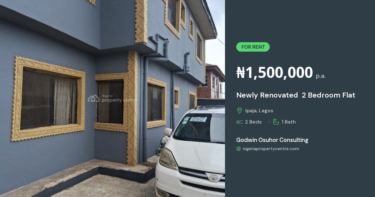 For Rent: Newly Renovated 2 Bedroom Flat, By Opesa Close To Abesan ...