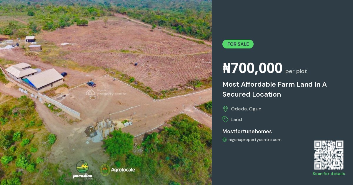 For Sale: Most Affordable Farm Land In A Secured Location, Earn While ...