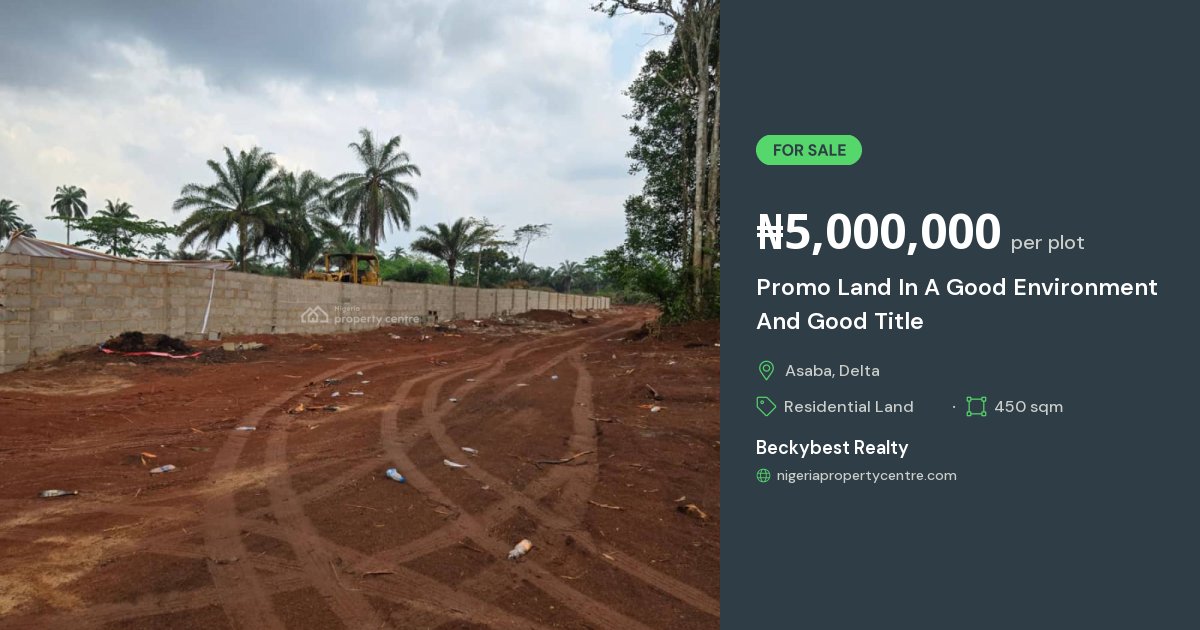 For Sale: Promo Land In A Good Environment And Good Title, Ubulu Okiti ...