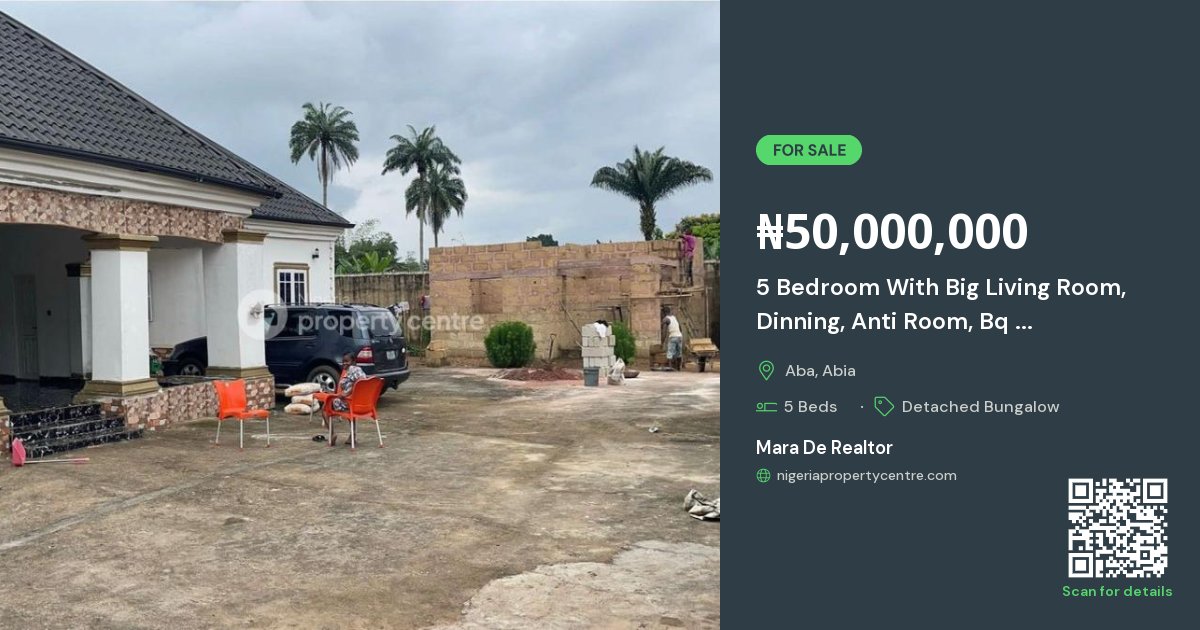 For Sale: 5 Bedroom With Big Living Room, Dinning, Anti Room, Bq And ...