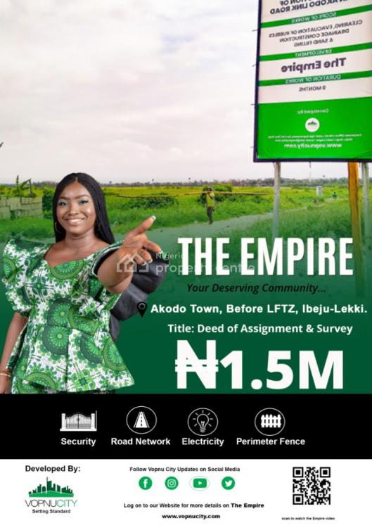 For Sale: Buy 4 Plots And Get One Plot Free, The Empire Estate, Akodo ...