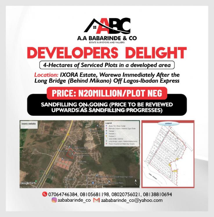 For Sale: 4 Hectares Of Land In A Developed Area, Ixora Estate, Warewa ...