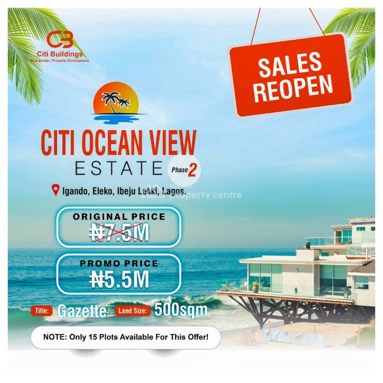 For Sale: Citi Ocean View Estate, Igando/gazette, Ibeju Lekki, Lagos ...