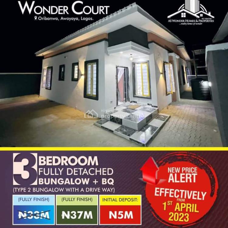 For Sale: Bungalow, Awoyaya, Ibeju Lekki, Lagos | 3 Beds, 3 Baths ...