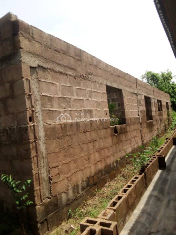 For Sale: Half Plot Of Land With Incomplete 3 Bedroom Flat Lding At ...