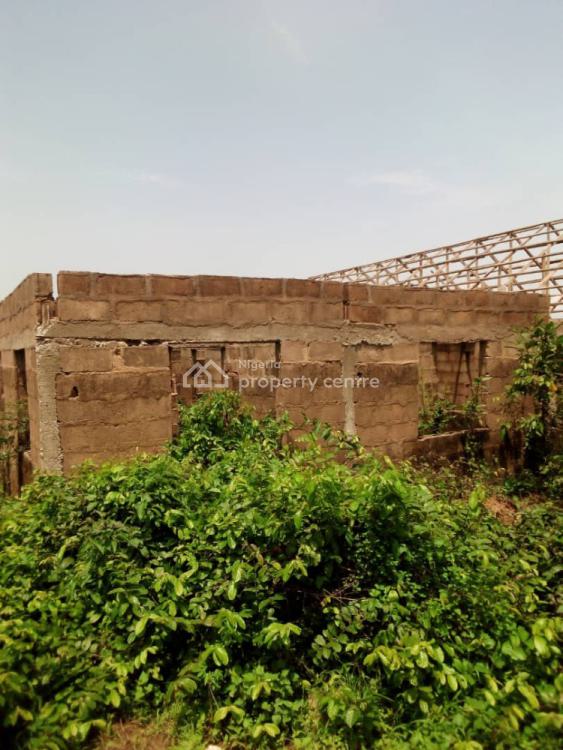 For Sale: Half Plot Of Land With Incomplete 3 Bedroom Flat Lding At ...