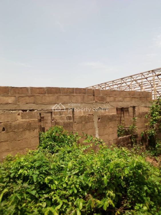 For Sale: Half Plot Of Land With Incomplete 3 Bedroom Flat Lding At ...