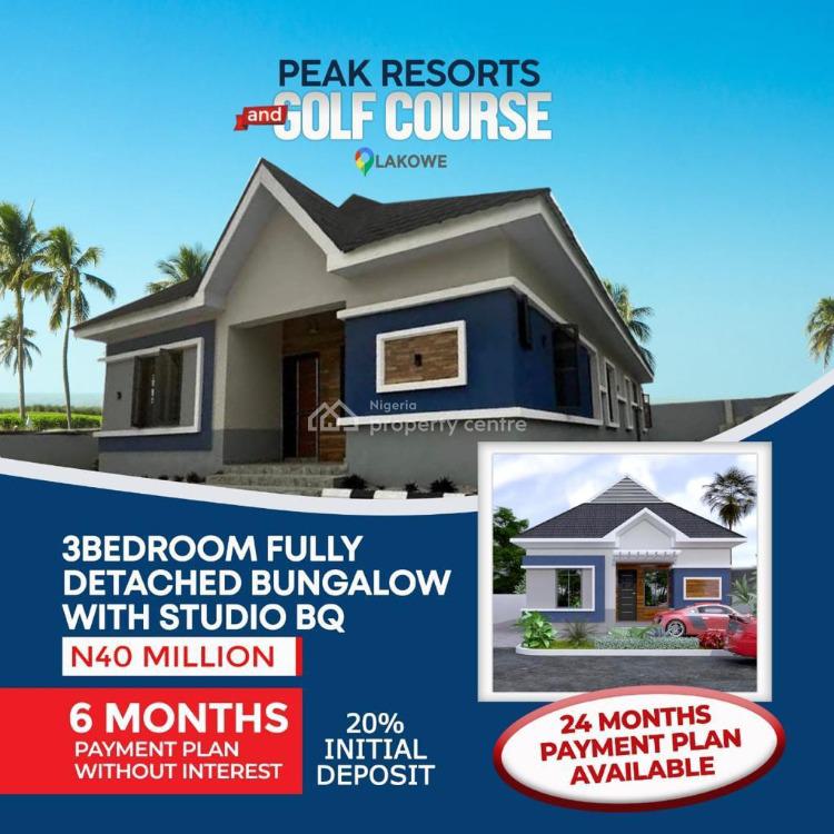 For Sale: 3 Bedroom Fully Detached Bungalow With Studio Bq & Golf Course Feature, Lakowe, Lekki ...