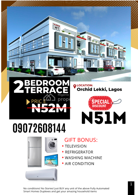 For Sale: Automated Smart 2 Bedroom Terrace Apartment, Orchid Road ...