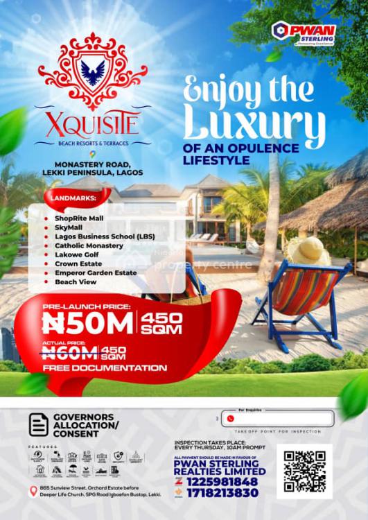 For Sale: Esquisite Beach Resort And Terrances, Monastery Road, Lekki ...