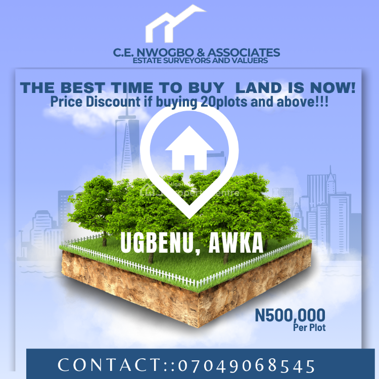 For Sale: Table Land Of Over 5,000 Plots Available, Ugbenu, Awka North ...