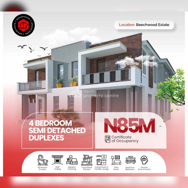 For Sale: Four Bedroom Semi Detached Available, Beach Wood Estate, Abijo, Lekki, Lagos | 4 Beds ...