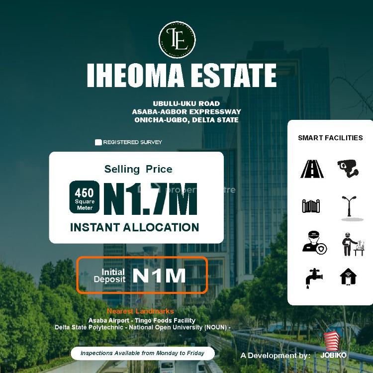 For Sale: Buy 6 Plots And Get 1 Free, All-inclusive Your Document, Iheoma Estate, Ubulu-uku Road ...
