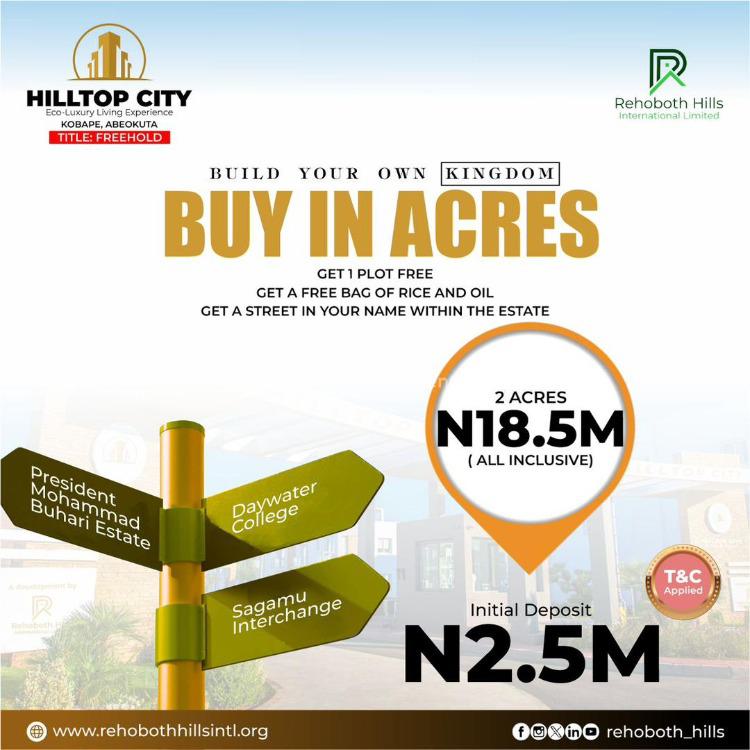 For Sale: Hilltop City, Kobape, Abeokuta North, Ogun | Nigeria Property ...