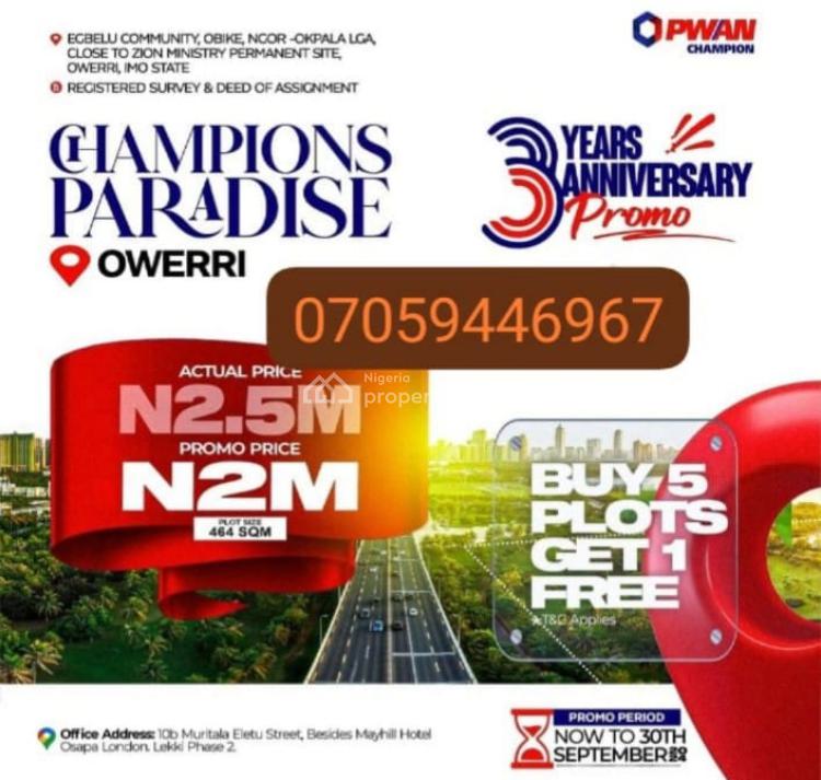 For Sale: Buy 5 Plots And Get 1 Free, Ochicha Egbelu, Ngor Okpala, Imo ...