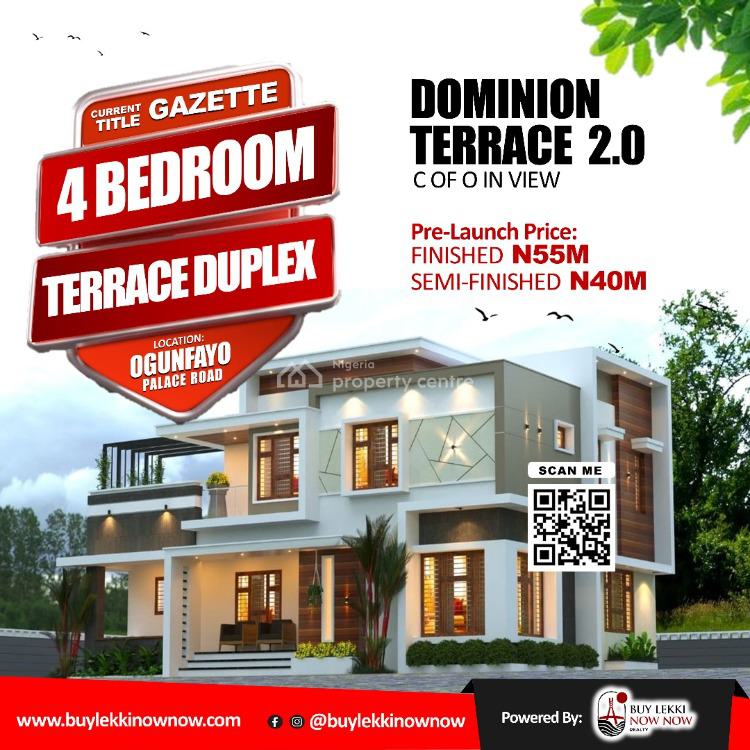 For Sale: Luxury 4 Bedroom Terrace Duplex With Bq, Inside Ogunfayo ...