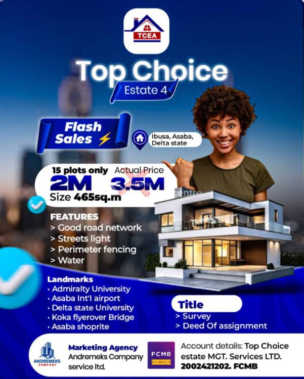 For Sale: Affordable Landed Property, Top Choice Estate Ibusa, Asaba, Delta (Ref: 2605570)