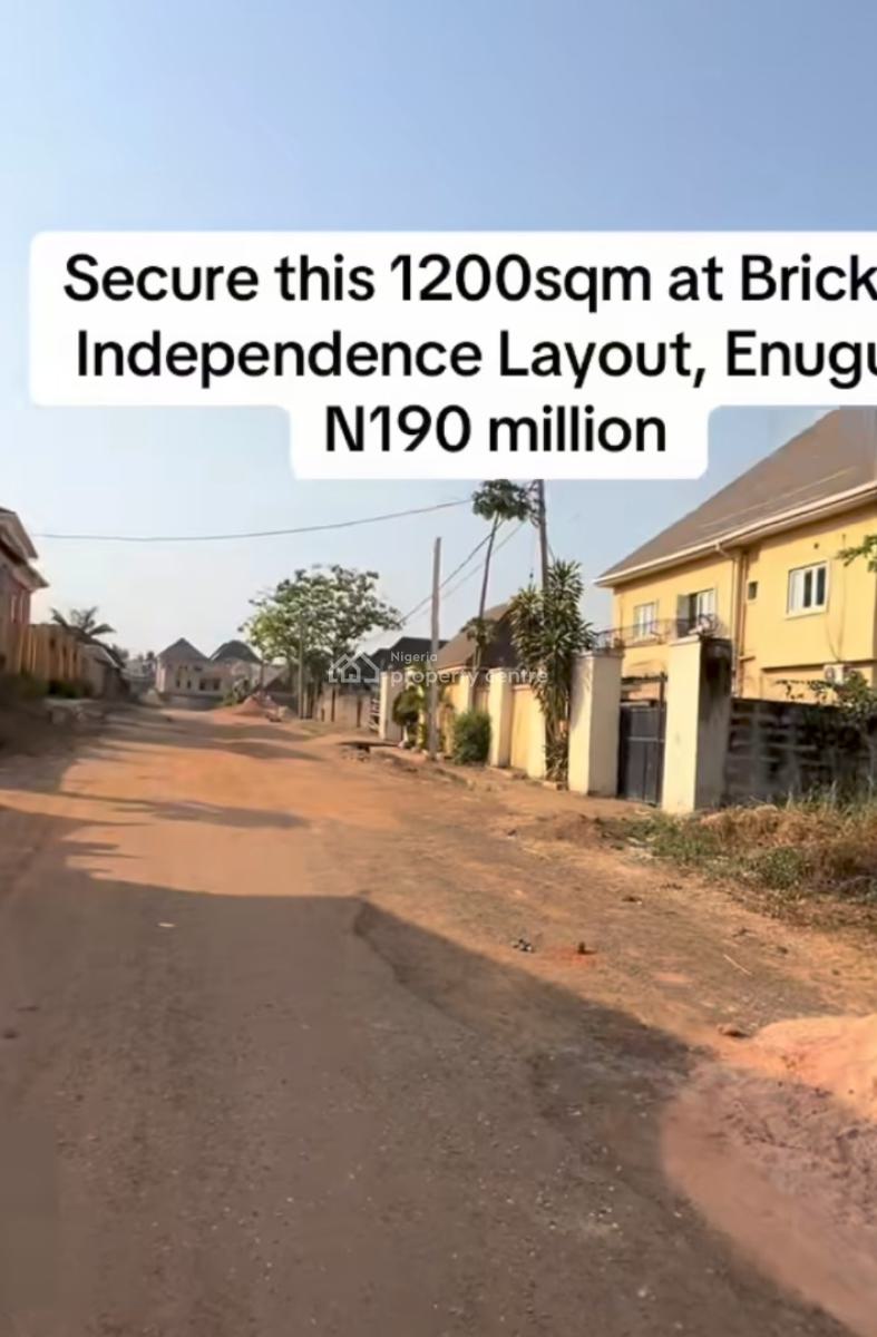 For Sale: 1200sqm Bareland In A Fully Developed Area, Bricks ...